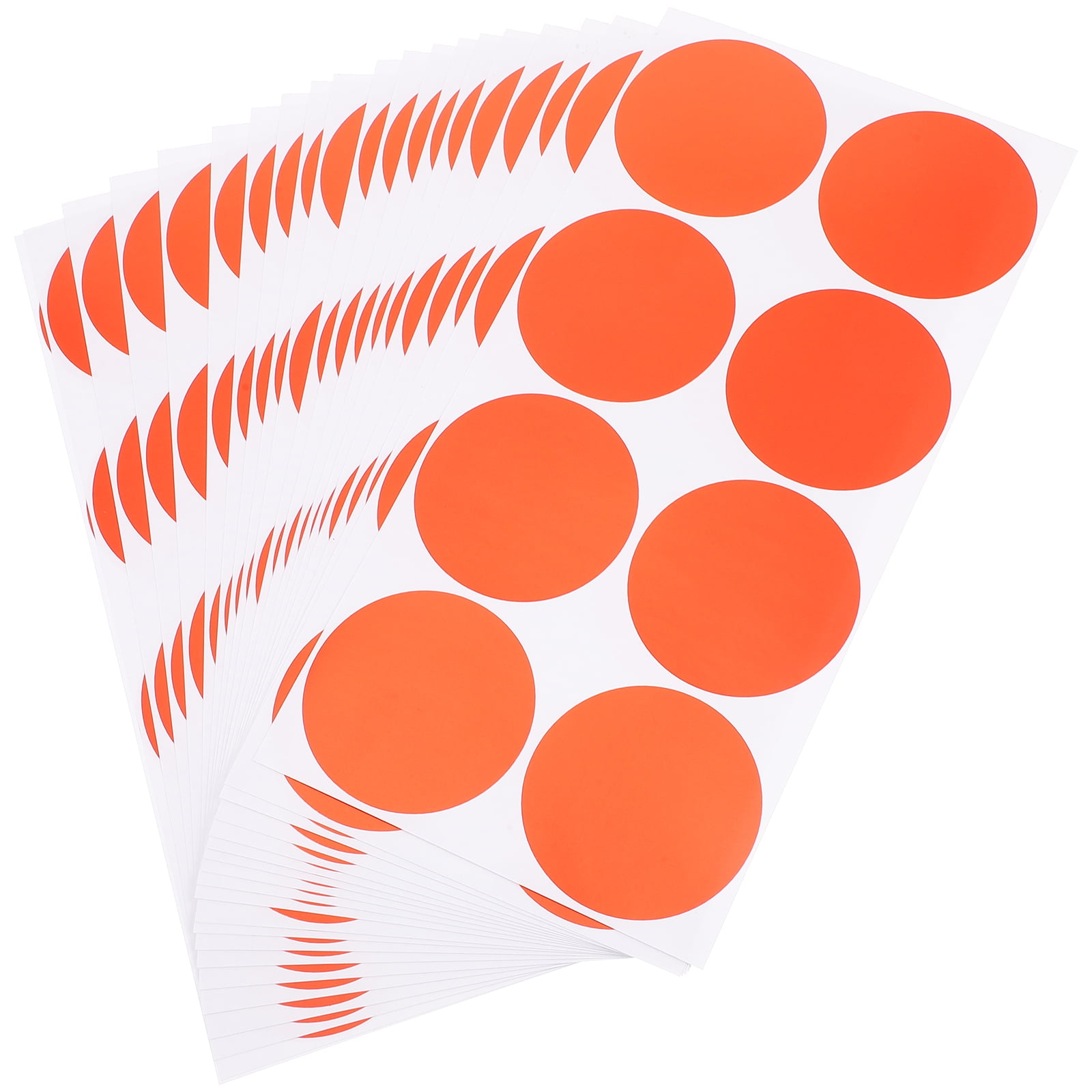 ifundom Dot Stickers Colorful Adhesive Dot Stickers Red PVC 160 Pcs ...