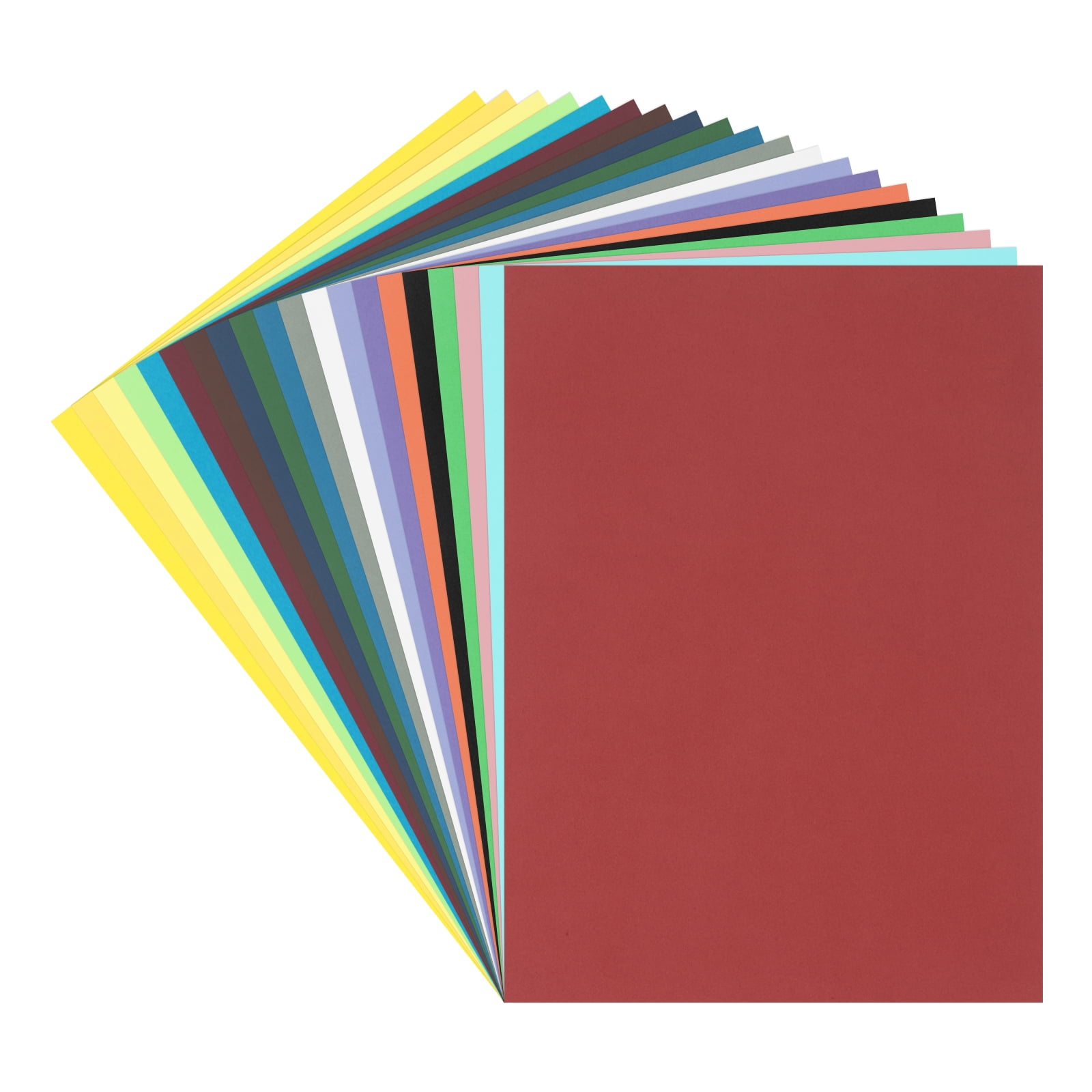 20 Sheets Colored Cardstock, 8"x11" A4 Cardstock Paper Assorted Colors ...