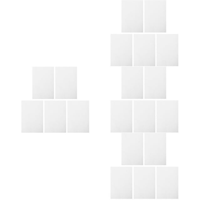 20 Sheets Drawer Adhesive Flocking Liner Self-adhesive Cloth Felt White ...