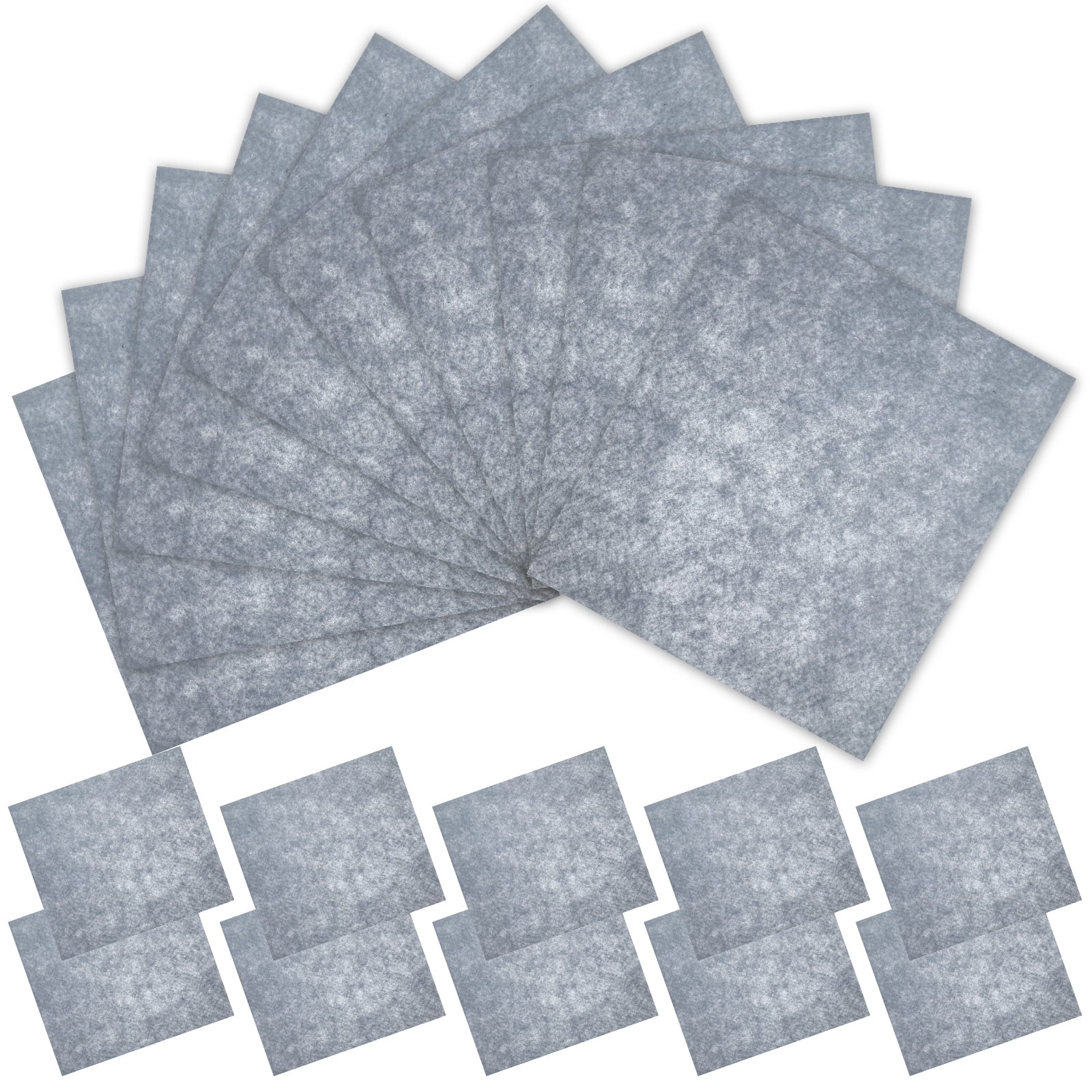 TABLZONE Grey Wool Felt Fabric for Crafting, Handmade Projects, Sewing ...