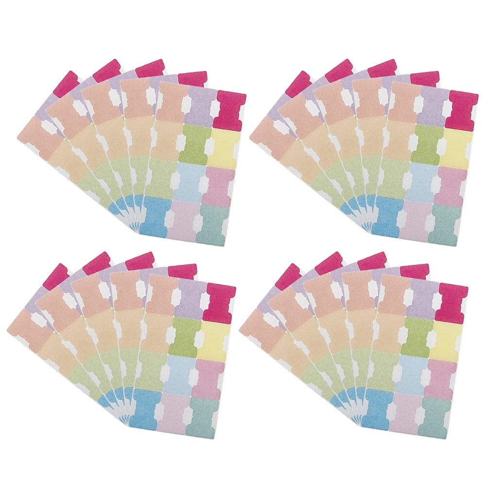 20 Sheets Index Label Book Annotation Kit Household Book Tabs Compact ...