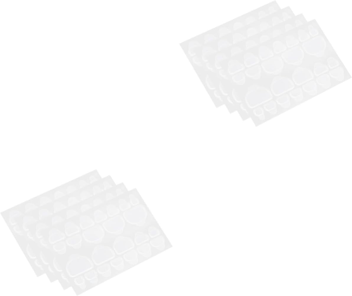 20 Sheets Jelly Double Stickers Toe il Stickers False il Stickers il ...