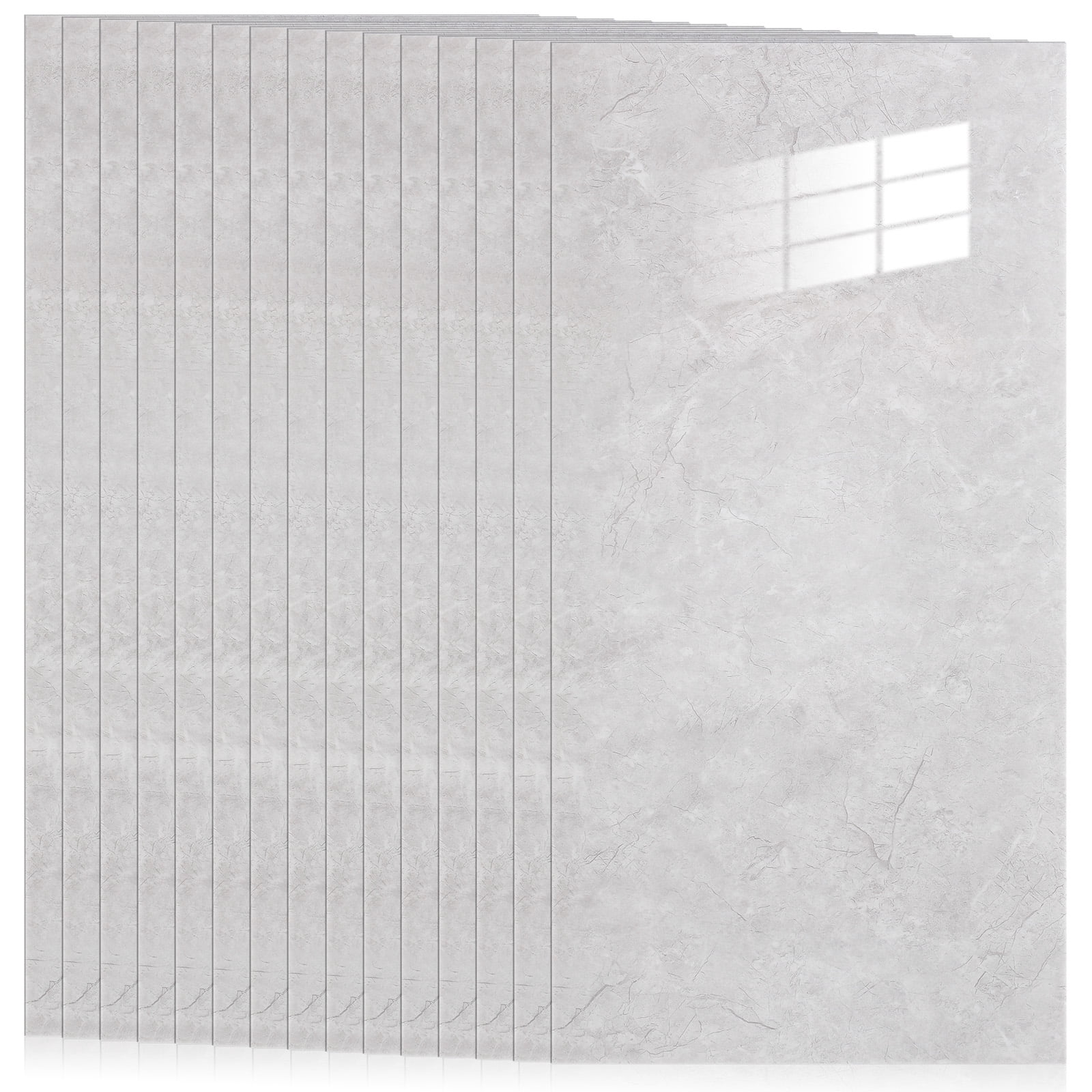 20 Sheets Marble Peel and Stick Backsplash Waterproof Wall Panels, Self ...