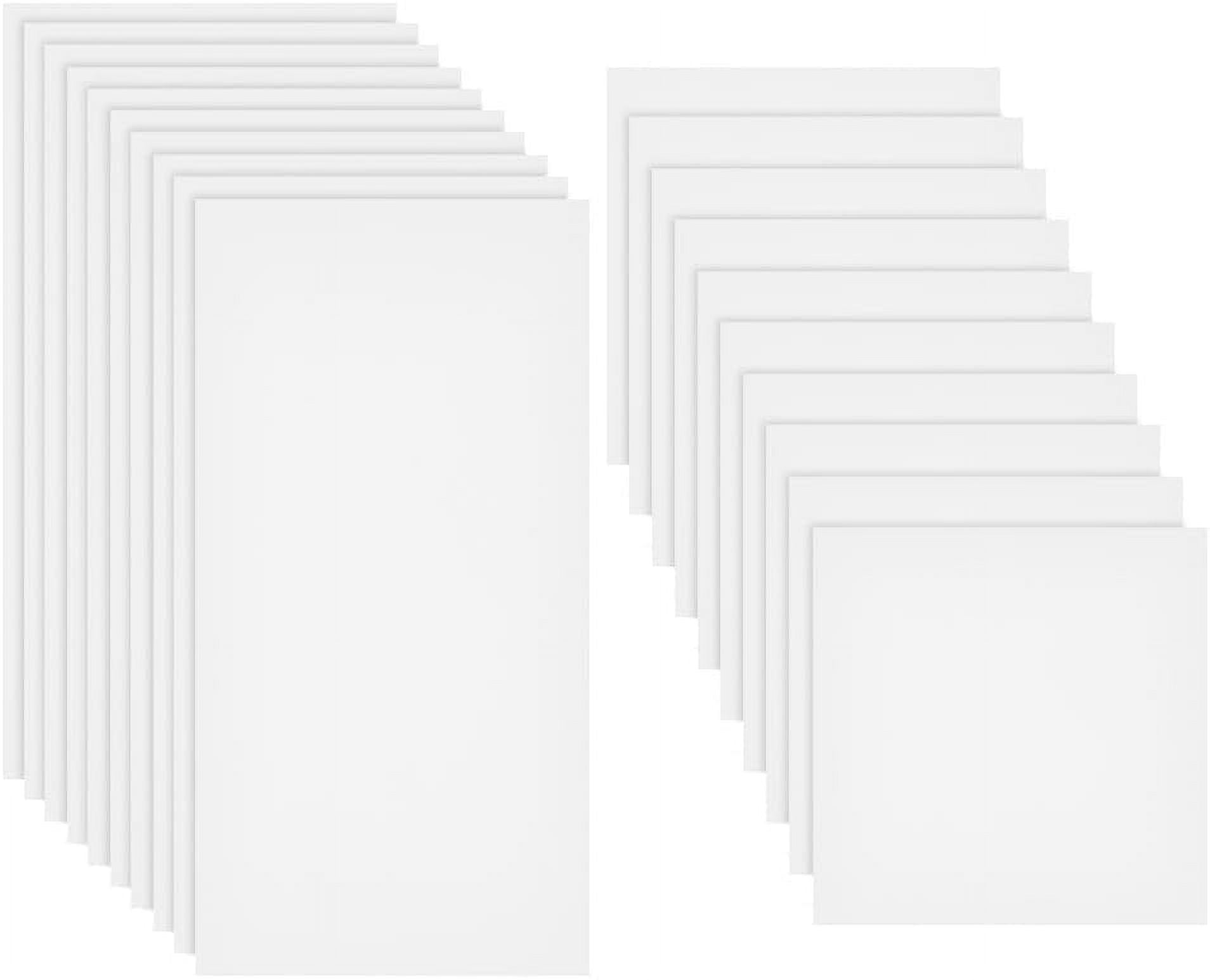 20 Sheets Mylar Template Sheets Blank Mylar Stencil Sheets Milky ...