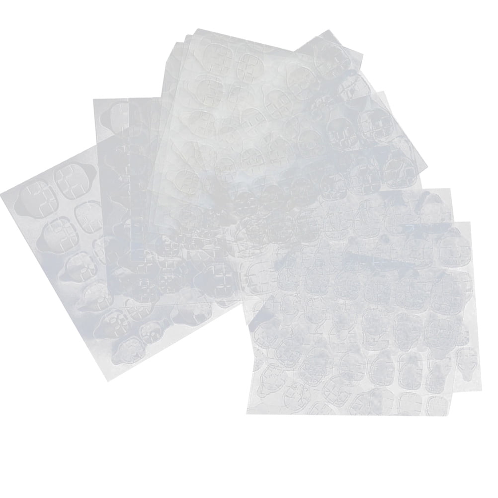 20 Sheets Nail Stickers Body Powder Puff and Container Glue - Walmart.com