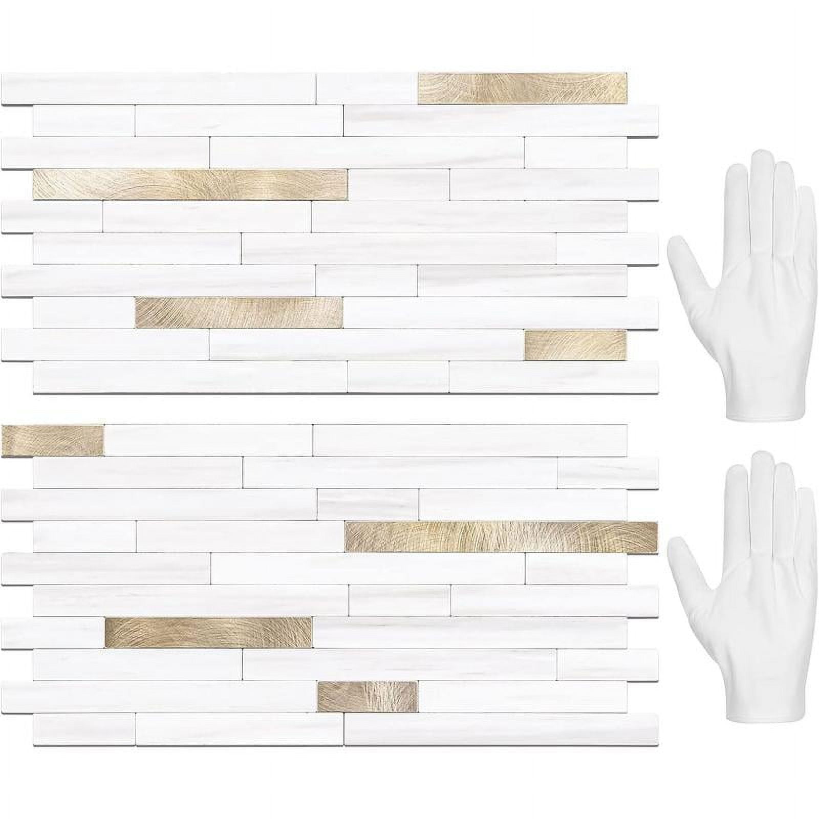 20 Sheets Peel and Stick Splashback Tiles, Tile Stickers, Kitchen and ...