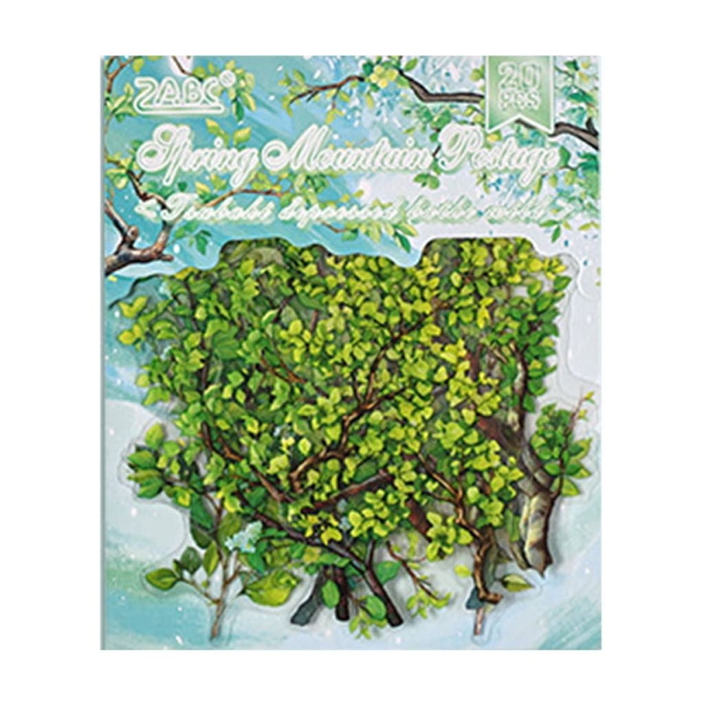 20 Sheets Retro Sticker Muono Sticker Decorative Sticker Scrapbook ...