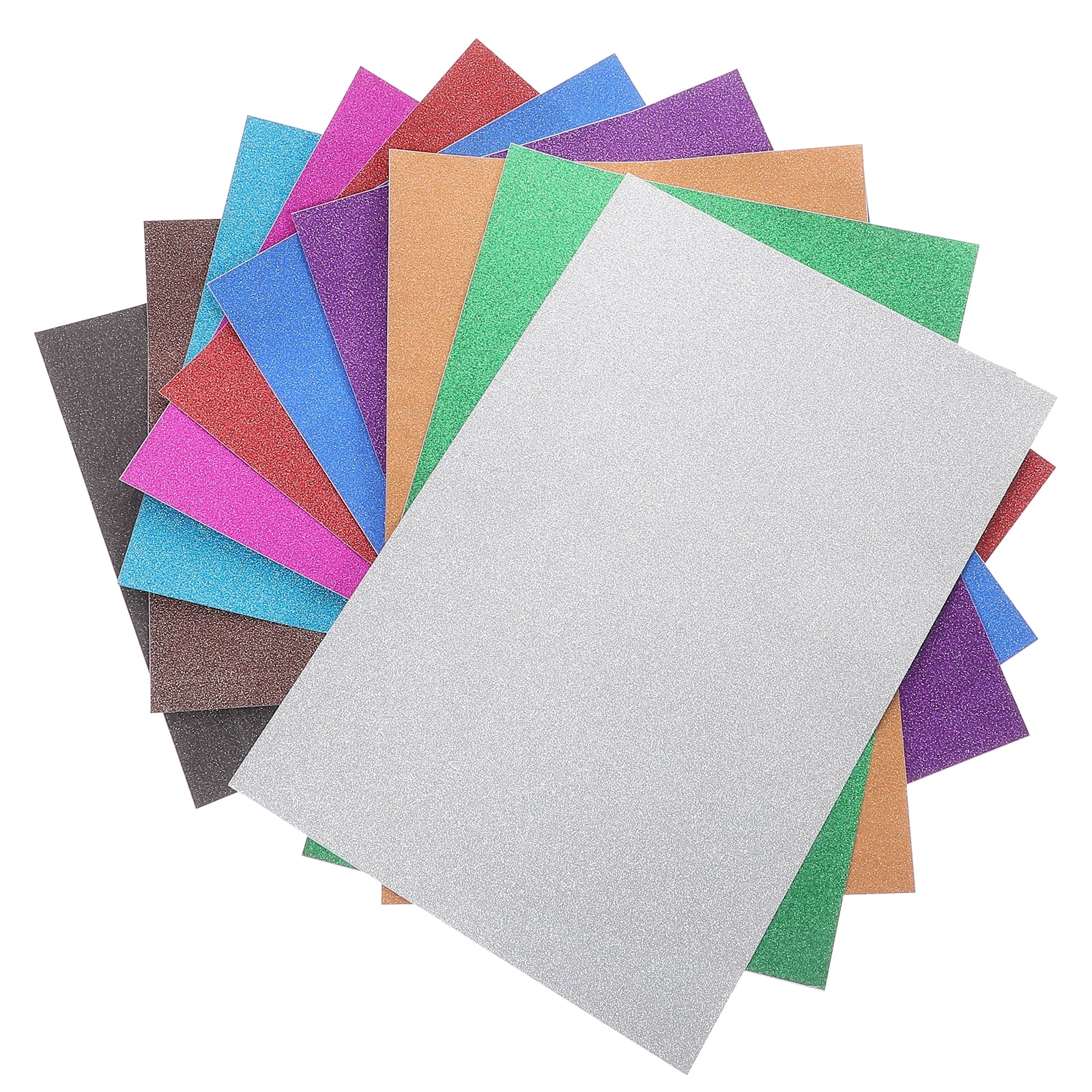 20 Sheets Self Adhesive EVA Paper DIY Glitter Cardstock Paper for ...