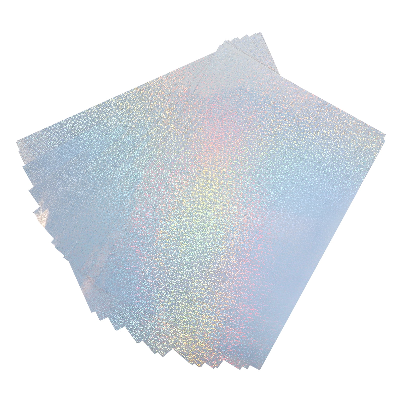 NICERIO Removable Adhesive Vinyl Holographic Sticker 20 Sheets 11.8x8 ...