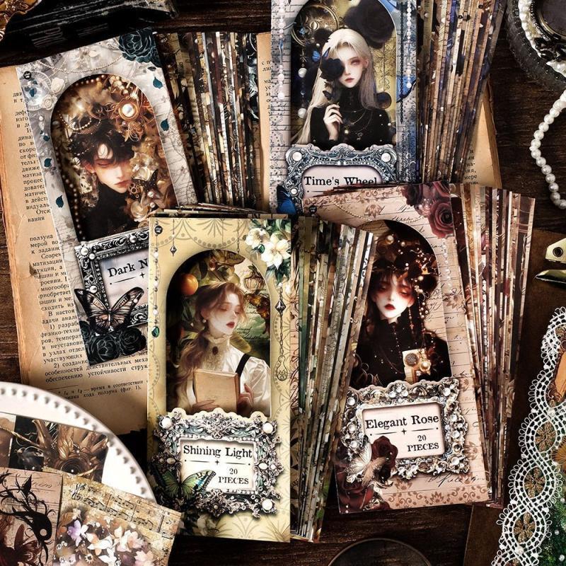 20 Sheets Vintage Fantasy Island Dream Characters Junk Journal ...