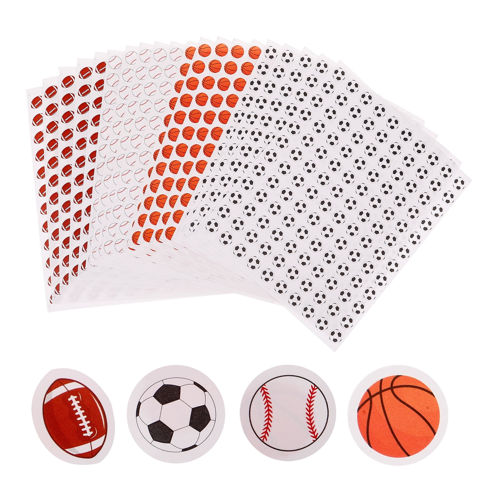20 Sheets of Ball Stickers Sports Stickers Sport Stickers Scrapbooking ...