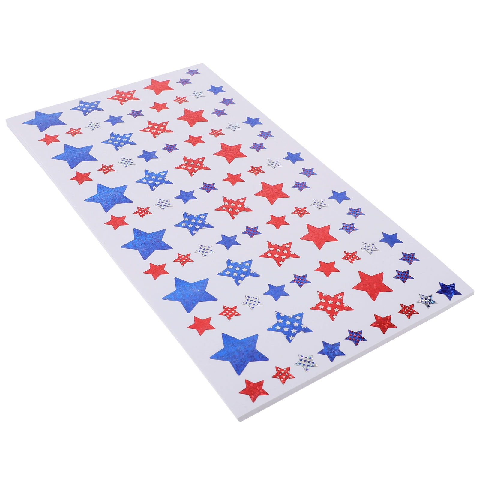 20 Sheets of Crafts Stickers Self Adhesive Star Stickers Five Pointed ...
