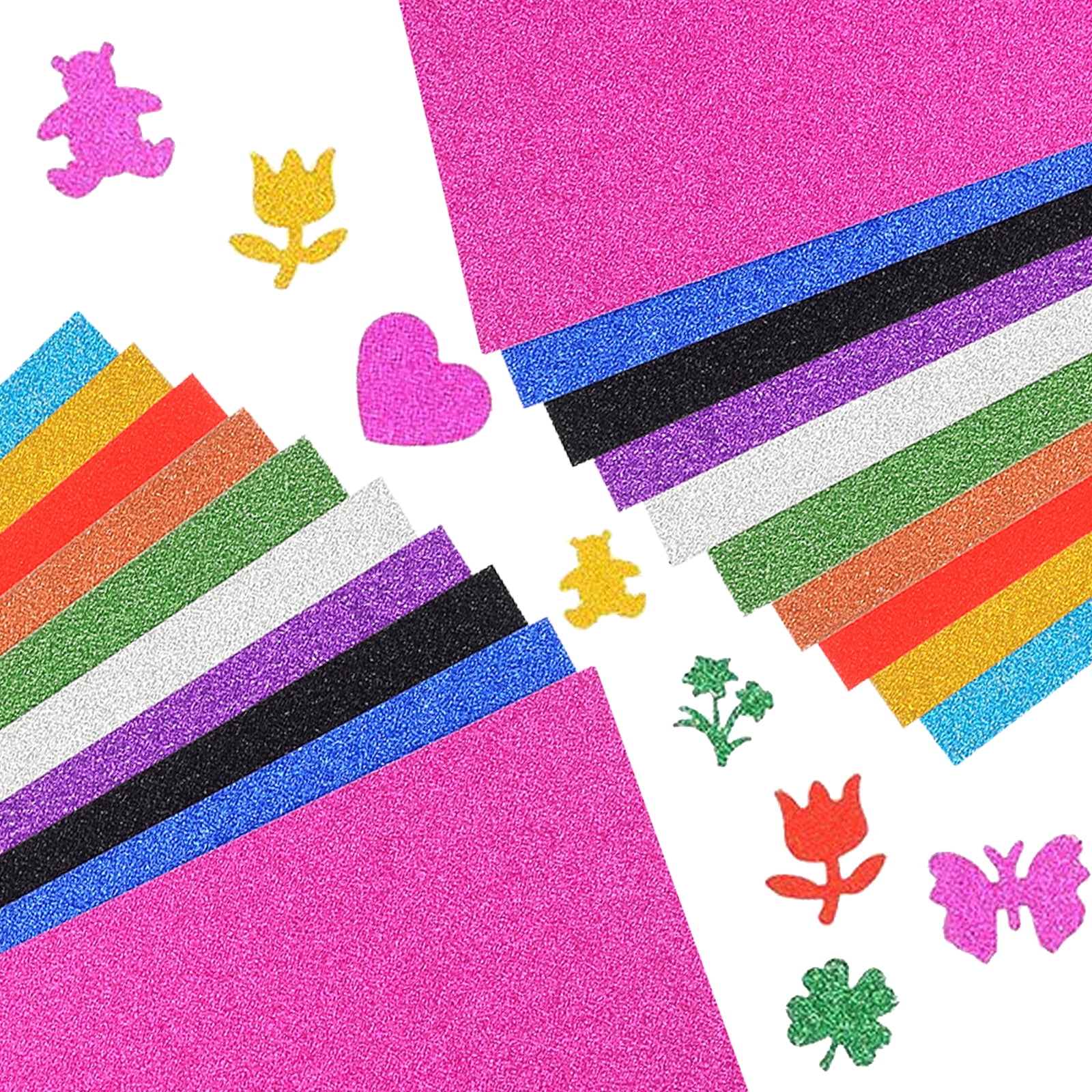 20 Sheets of Dazzling Light Multi-Color Flash Paper Set - Walmart.com