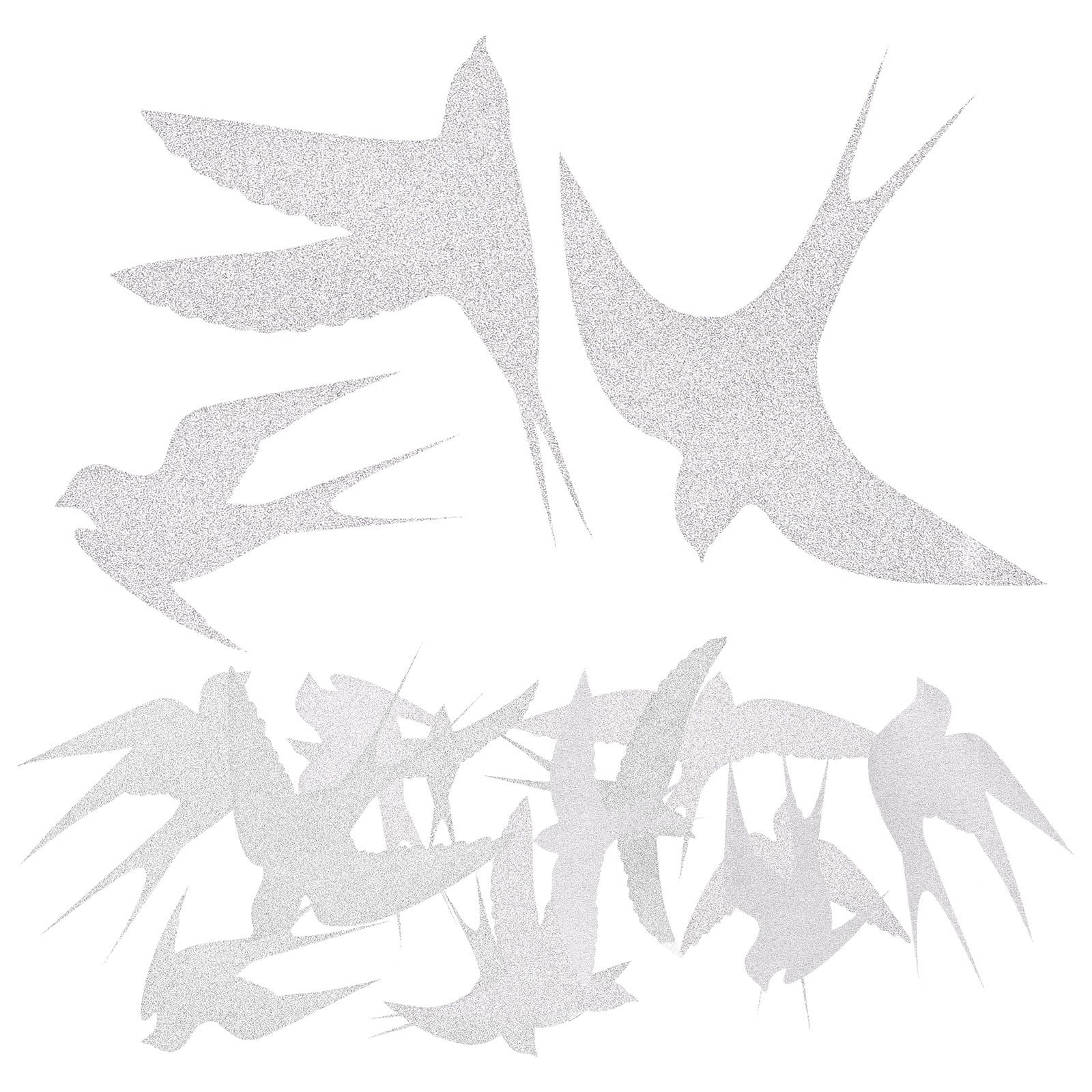 20 Sheets of Window Decals Anti-collision Window Stickers Bird Shaped ...