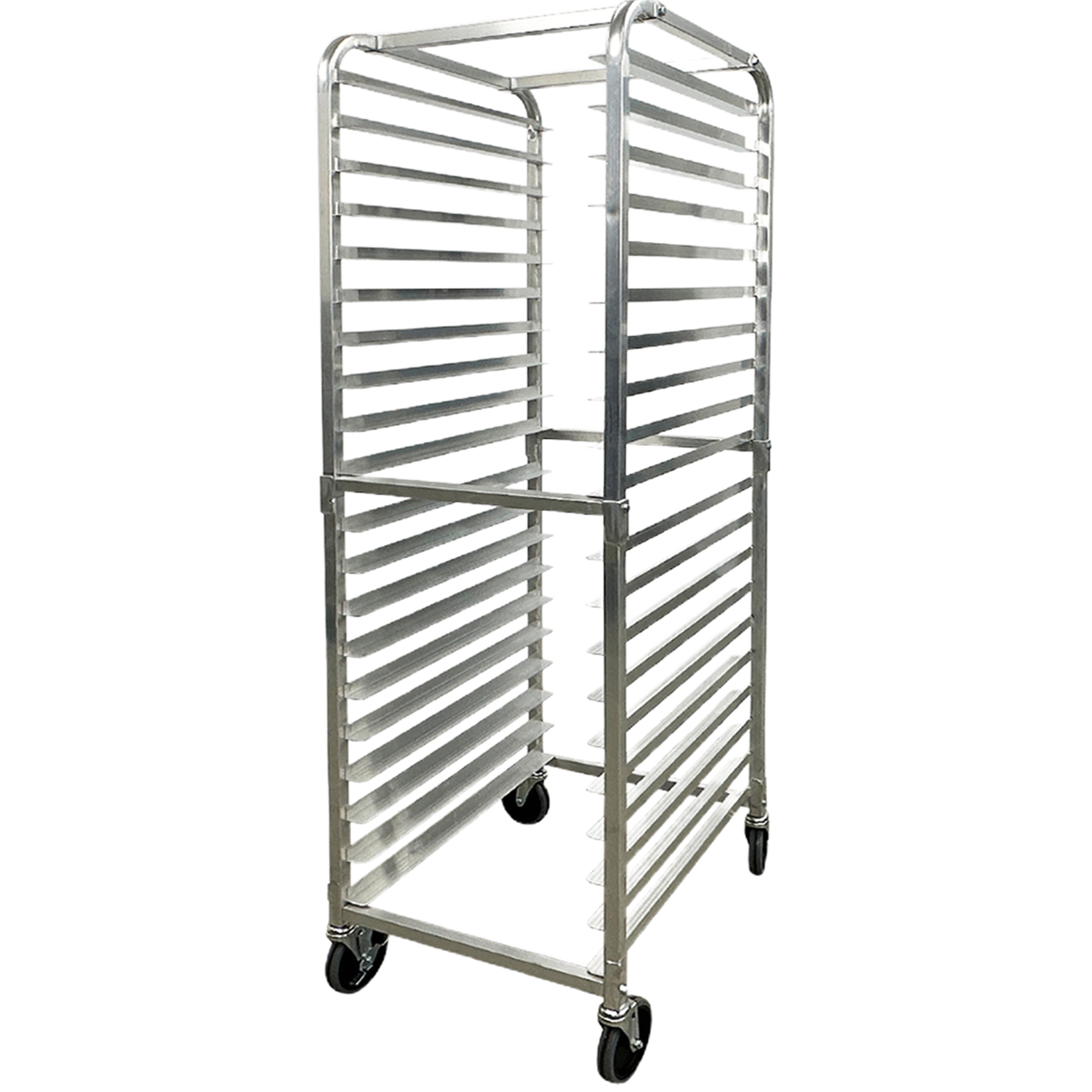 Elite Kitchen Supply Full Size Bun Rack, 20-Tier Silver Storage ...