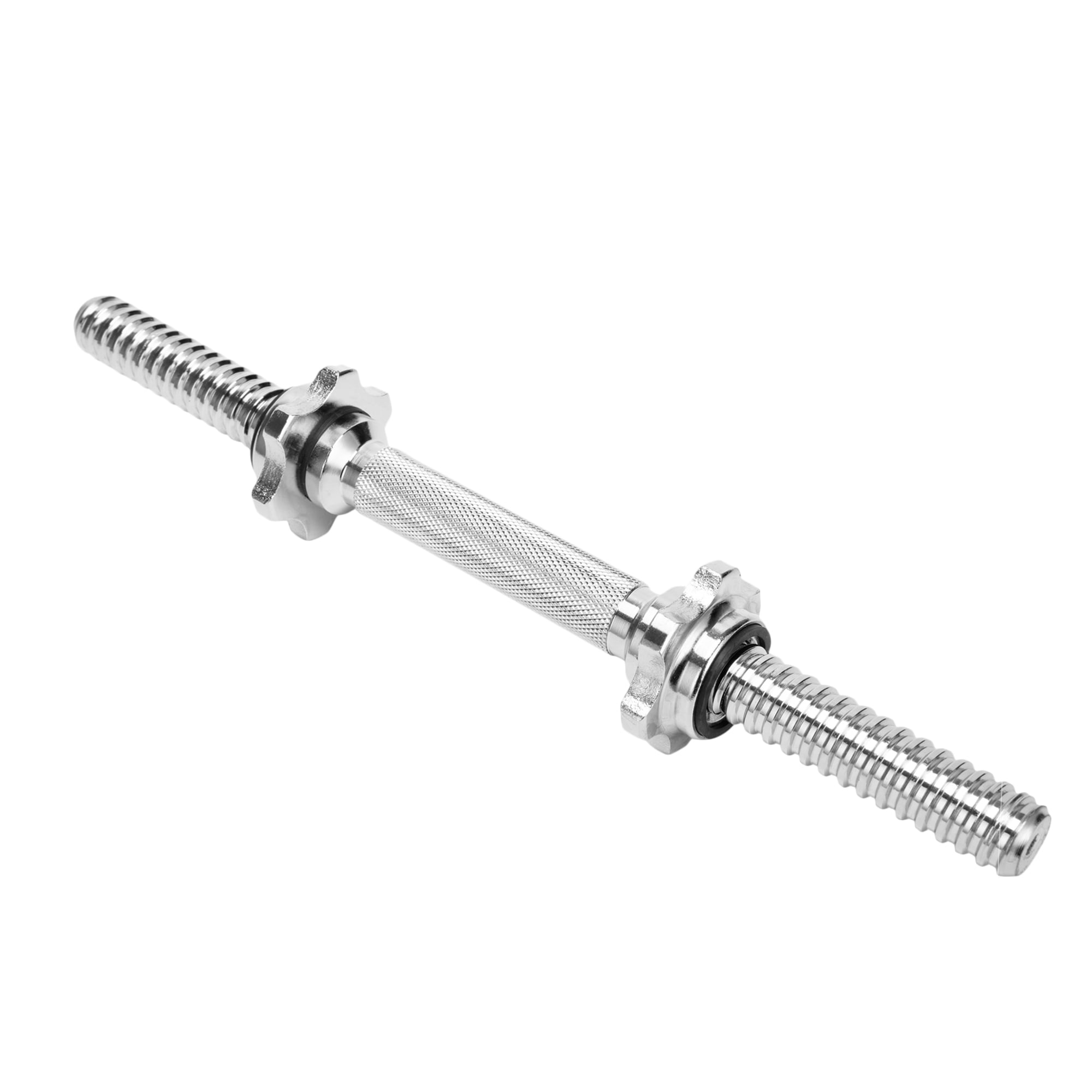 20" Soild Stainless Steel Heavy Chrome Threaded Dumbbell Bars for ...
