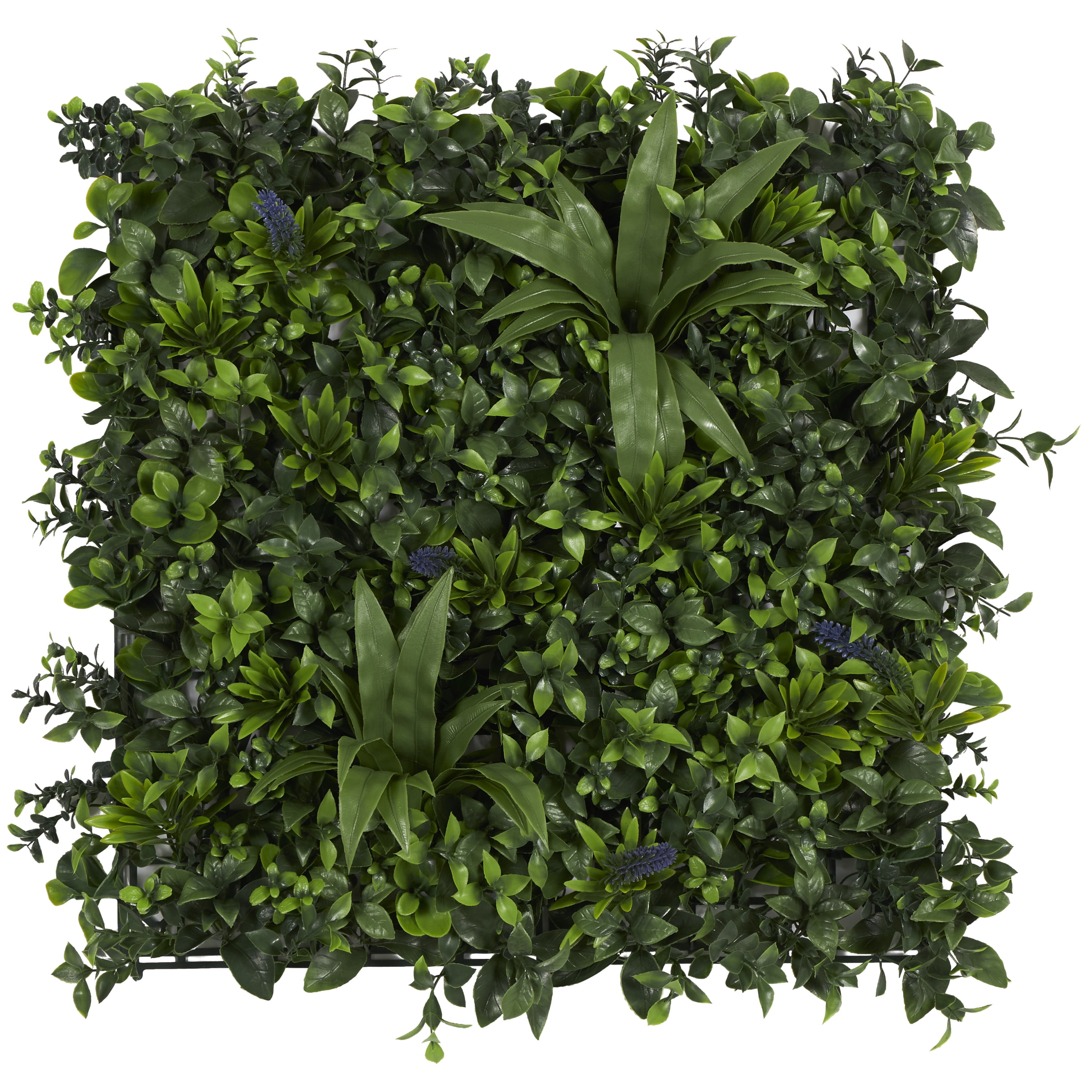 20" Square Other Faux Foliage Artificial Foliage with Realistic Leaves ...