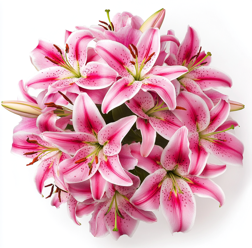 20 Stems of Oriental Lilies - Fresh Flower Delivery - Walmart.com