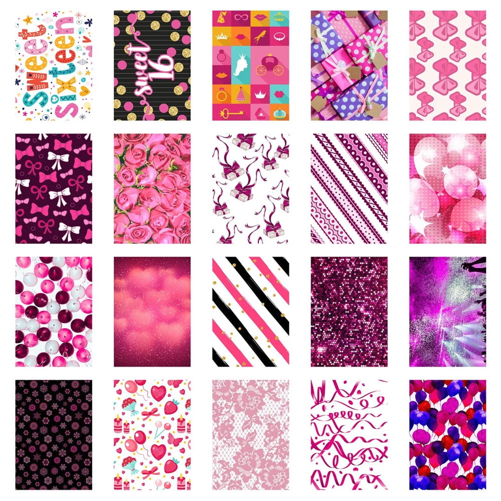 20 Sticker Frames for Fuji Instax Prints (Sweet 16) - Walmart.com