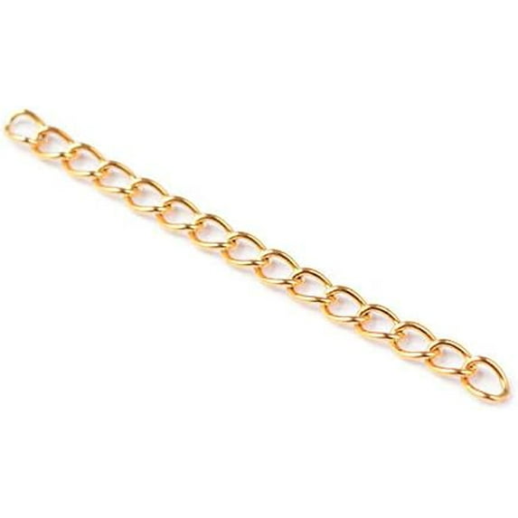 20 Strands Chain Extender 304 Stainless Steel Necklace Chain Extender ...