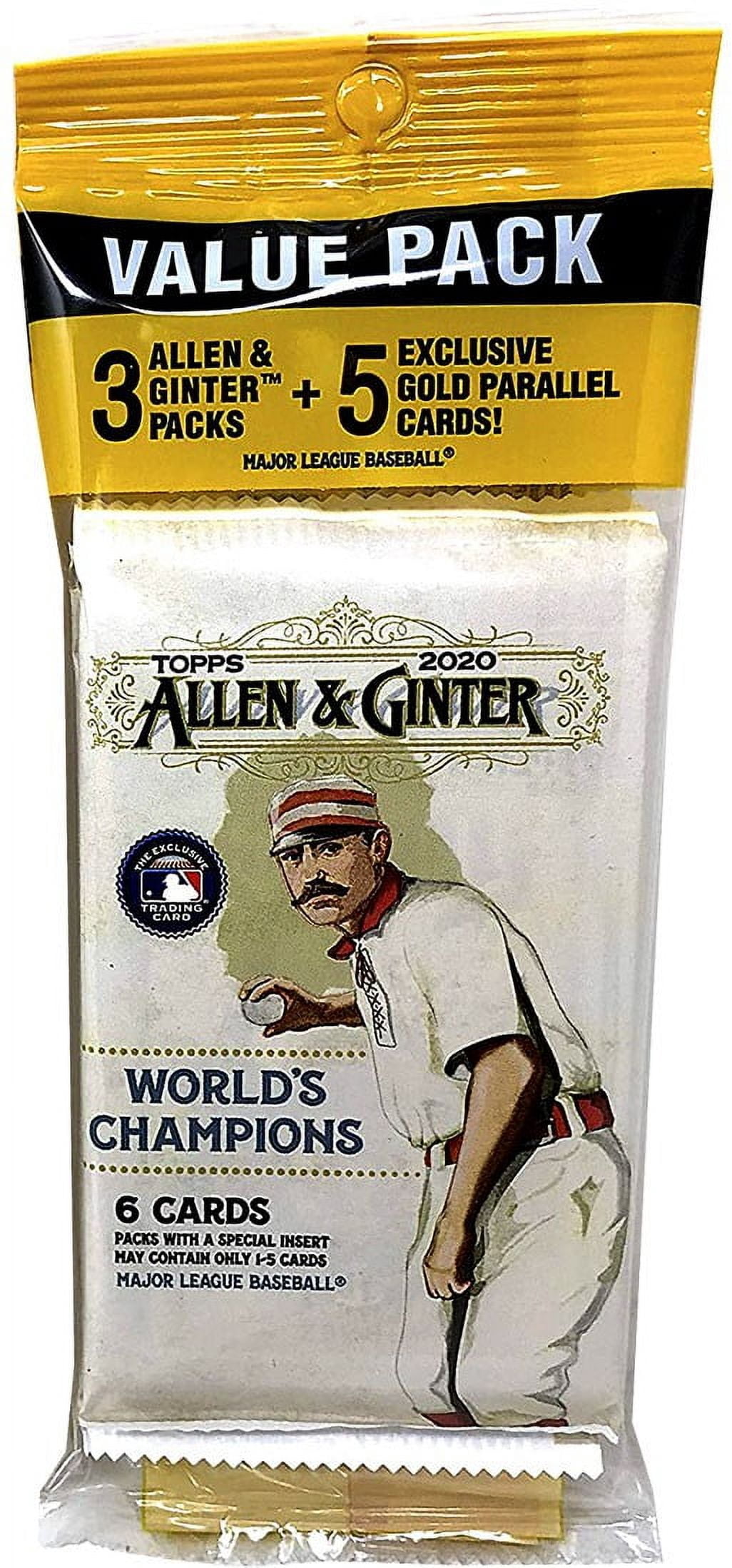 20 Topps Allen Ginter Baseball Value Pack - Walmart.com