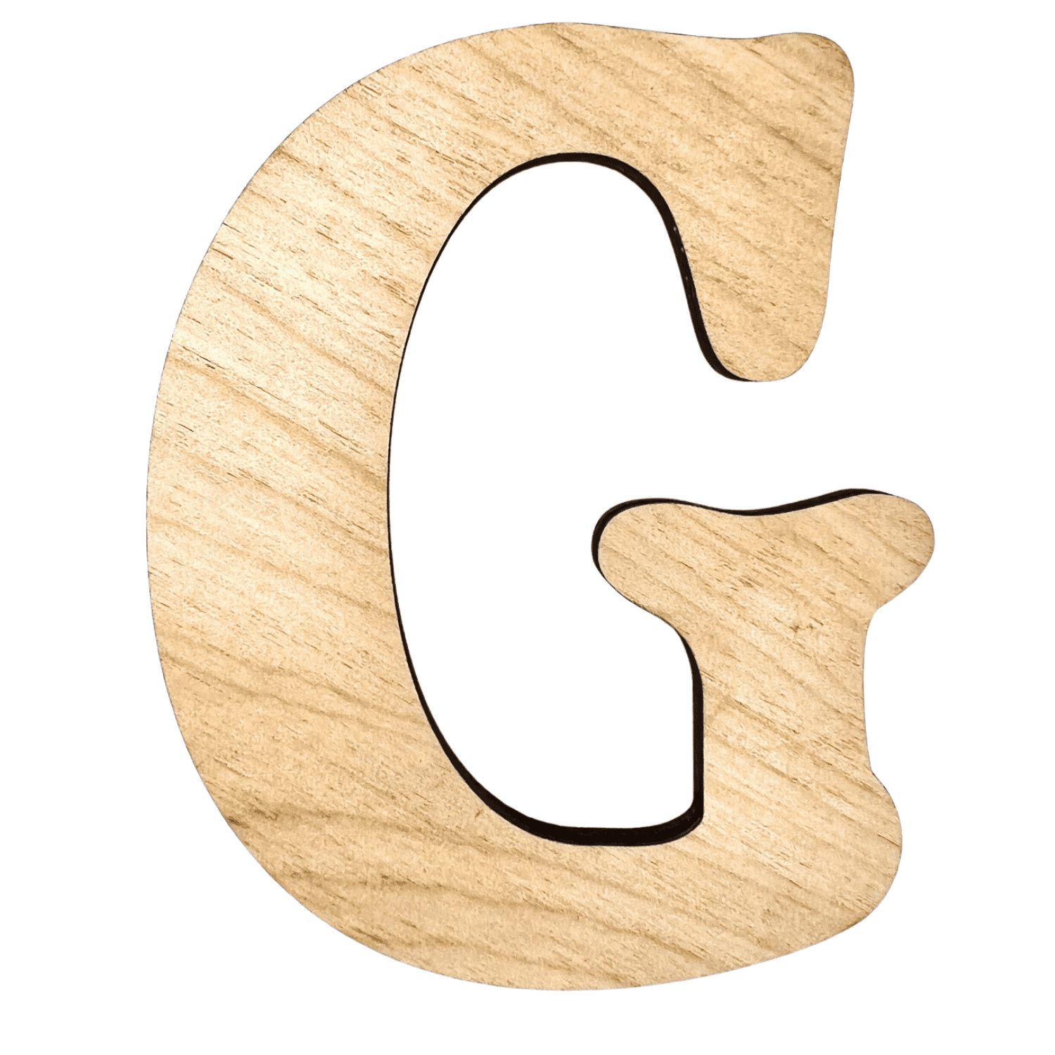 20" Tall Birch Plywood Letter G | 1/4" Thick | Krafty Supply Letters ...