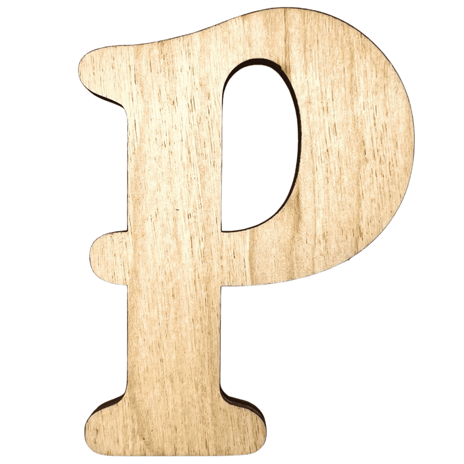 20" Tall Birch Plywood Letter P | 1/4" Thick | Krafty Supply Letters ...