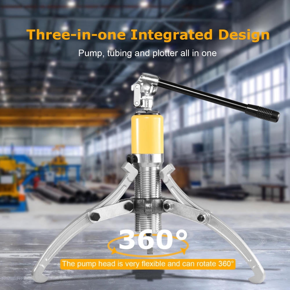 20-Ton Hydraulic Hub Separator Puller with 3 Jaw, Heavy Machinery Tool ...