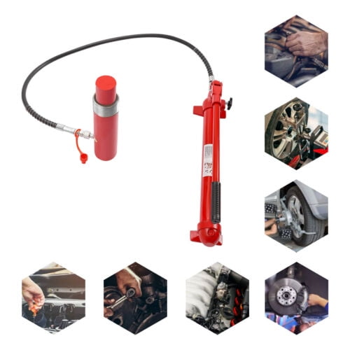 20 Ton Hydraulic Porta Power Complete Kit Jack Body Frame Repair Tools ...