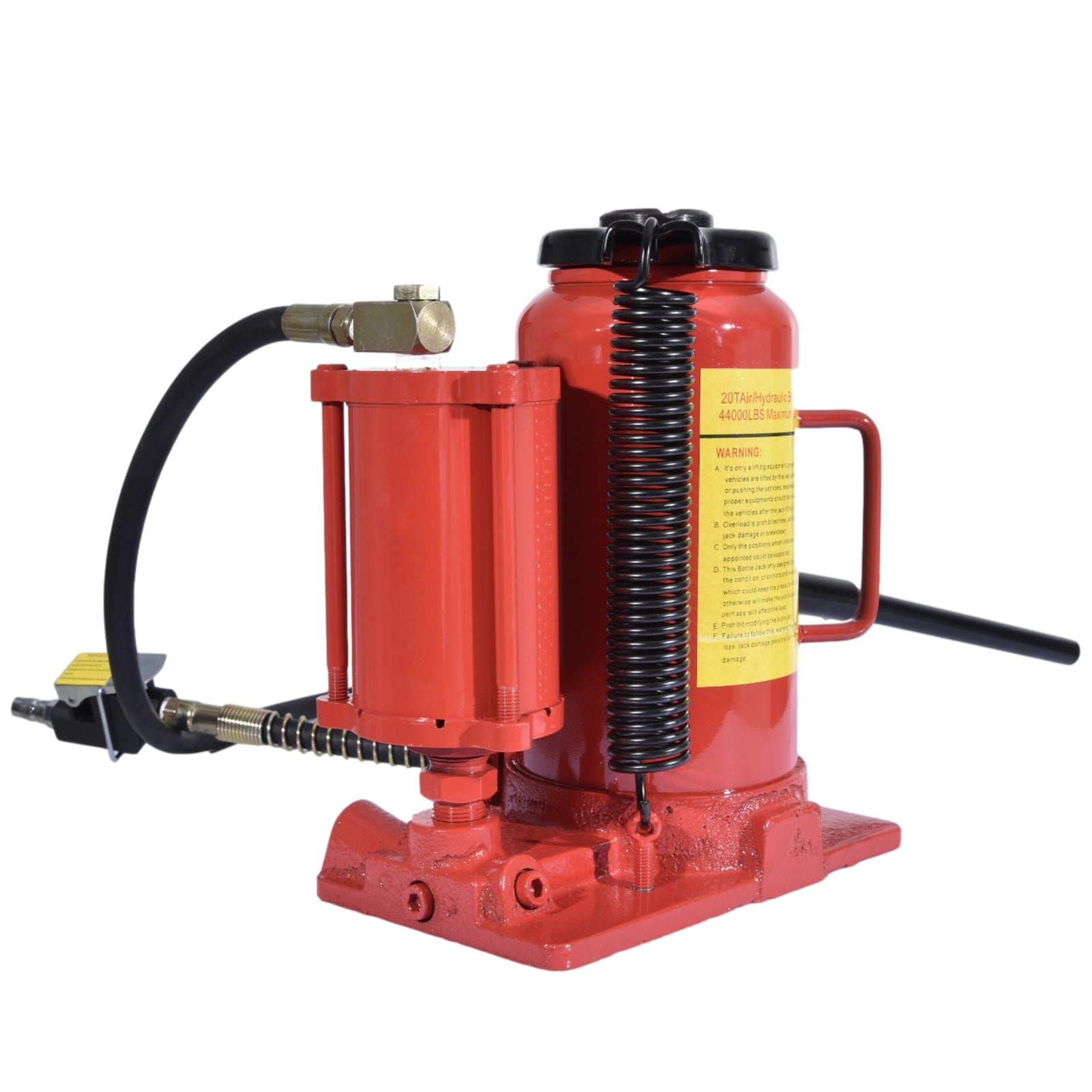 20 Ton Pneumatic Air Hydraulic Bottle Jack Small Size Jack - Walmart.com