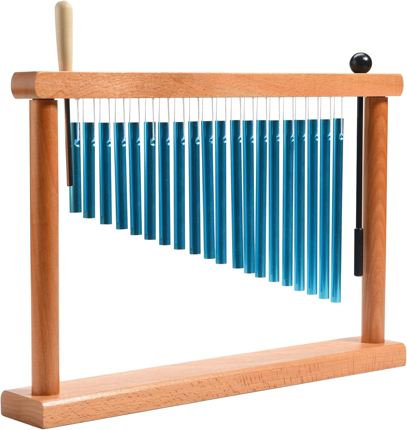 20 Tone Chime Table Top Wind Chime with Mallet, Blue - Walmart.com