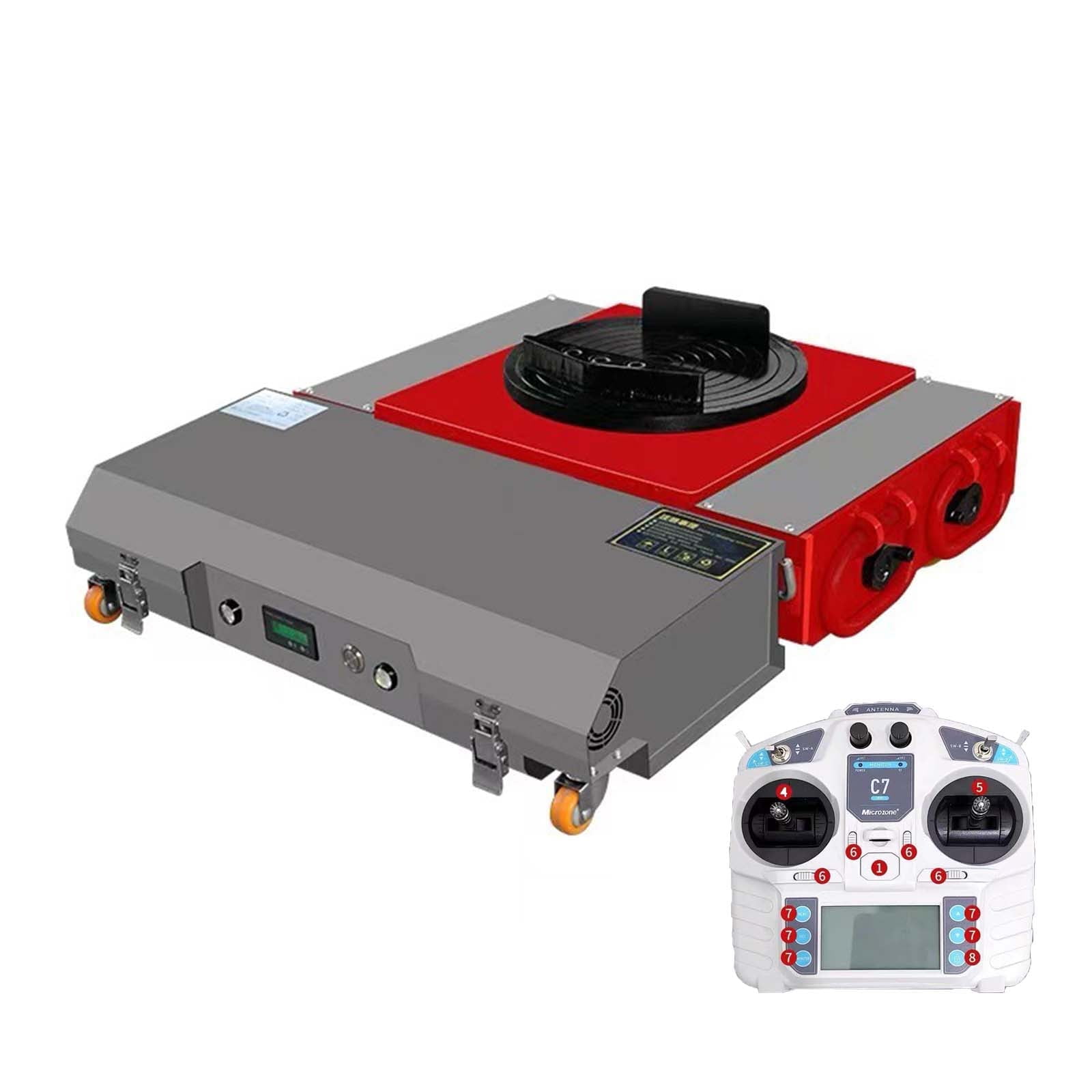 30 Tons Electric Machine Mover Skate,Electric Machinery Skate, 360 ...