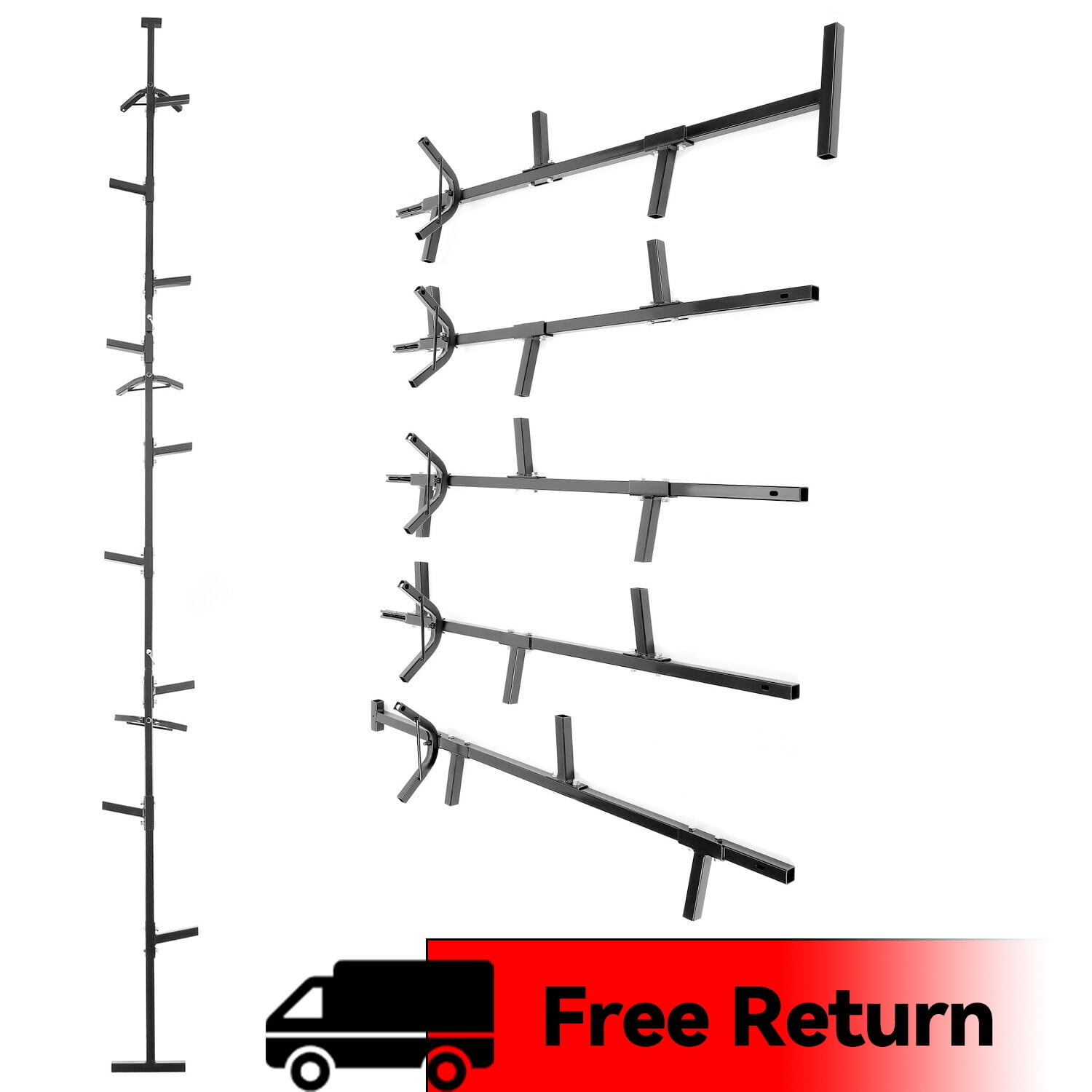20' Traction Climbing Sticks Tree Stand Ladder 300lbs Cap Cam Buckle ...