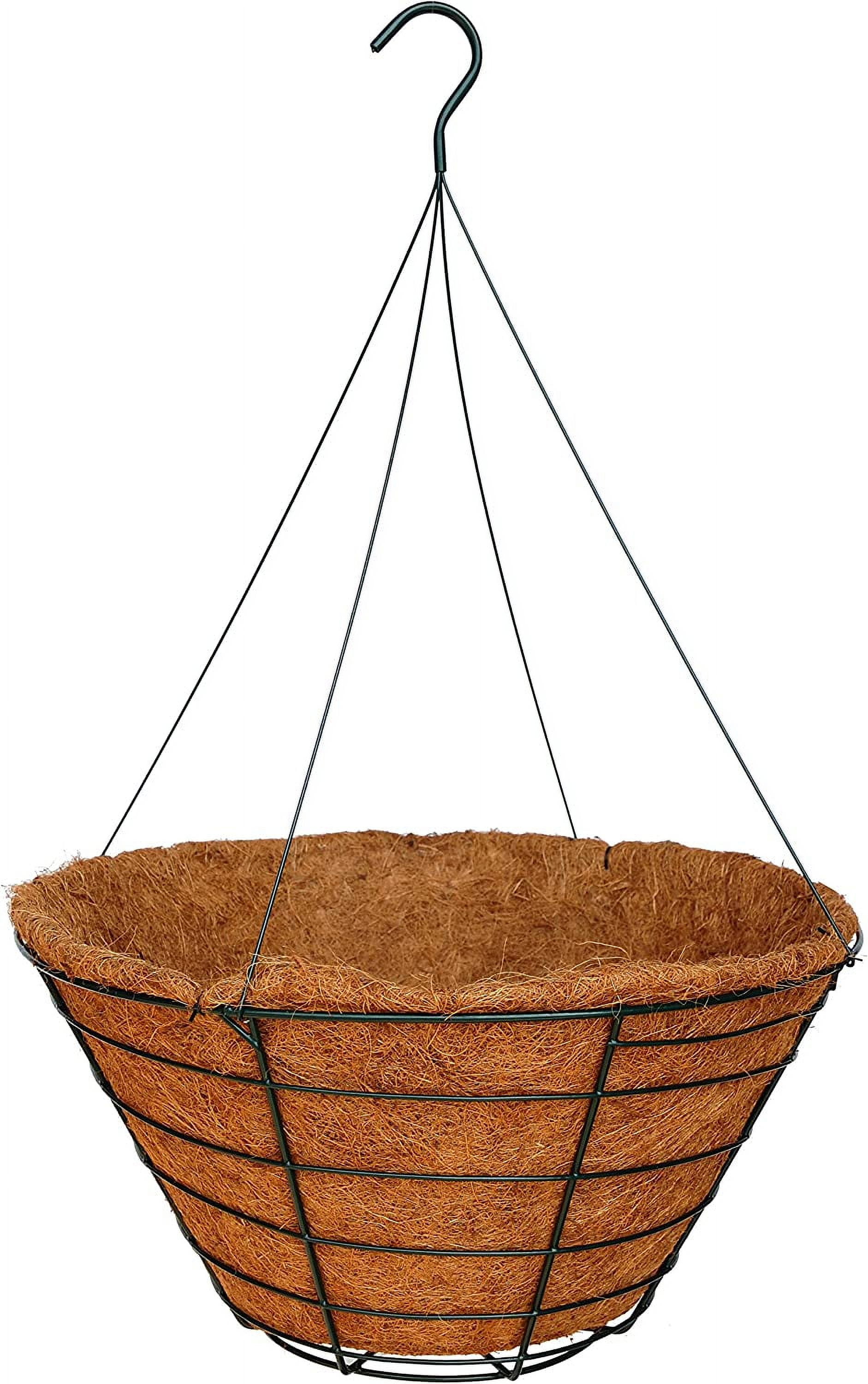 20" Traditional Heavy Duty Hanging Basket (SBF50-12) with Hand Formed ...