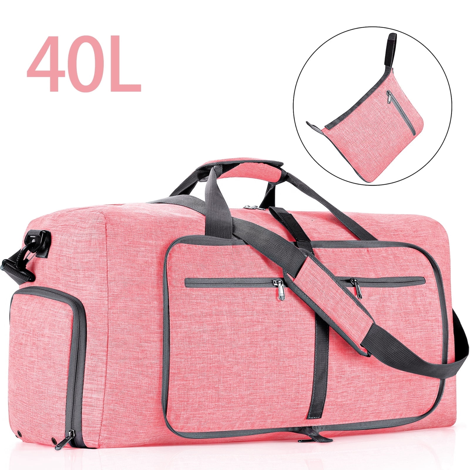 XUEYU 20" Travel Duffle Bag for Men, 40L Foldable Travel Duffel Bag ...