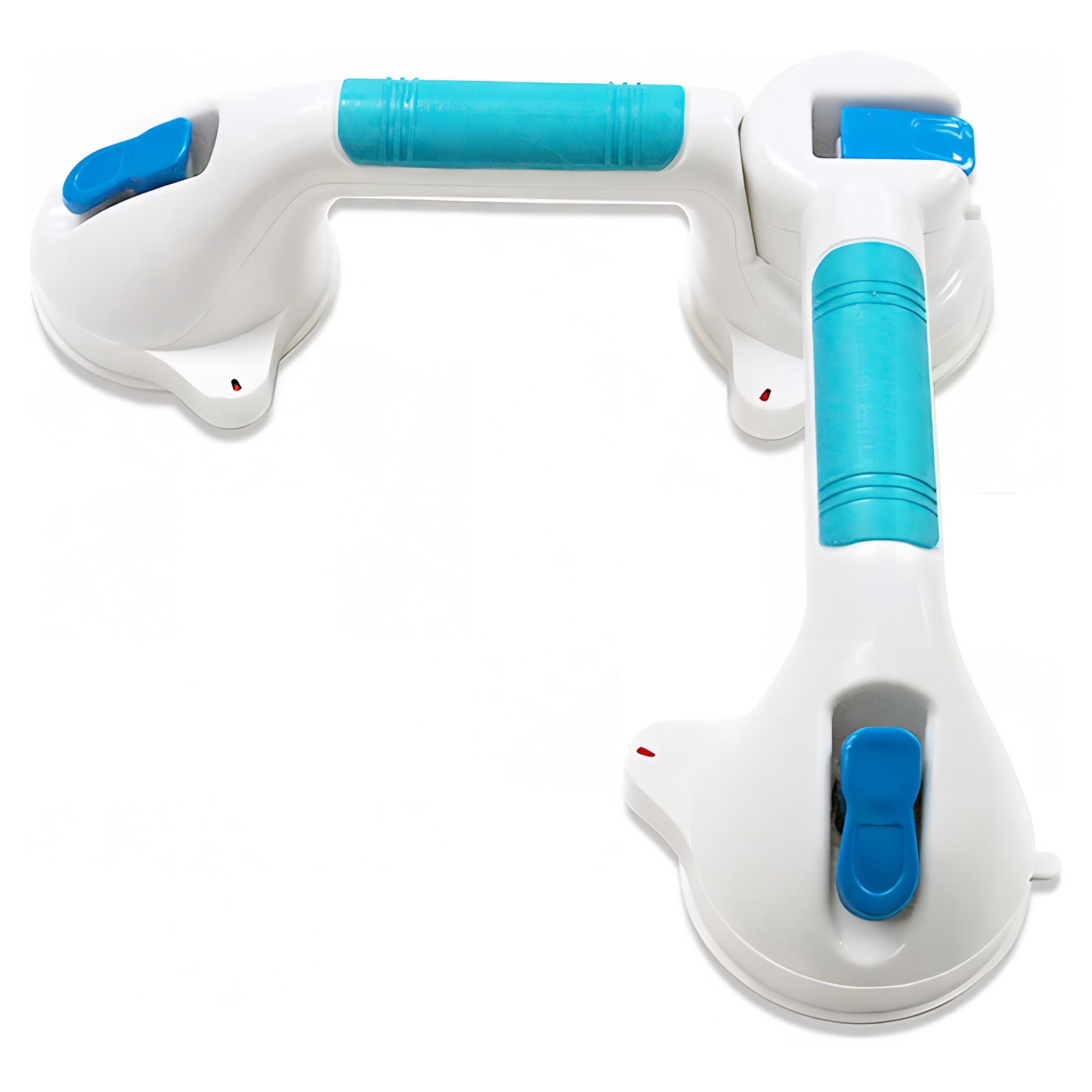 ANZZI Triple Suction Grab Bar with 180° Swiveling SafeGrip Handle ...