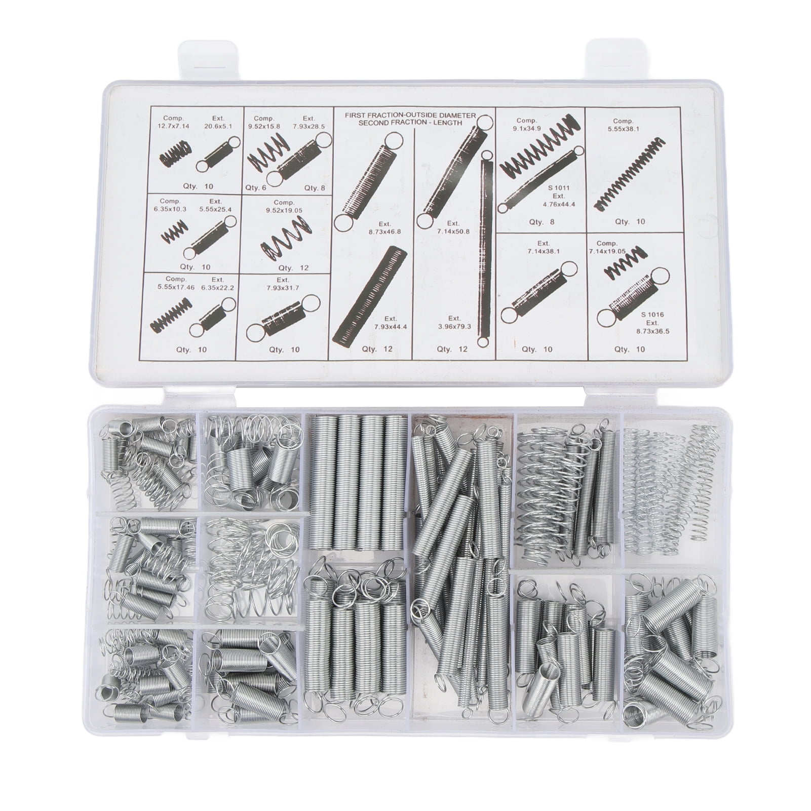 20 Types for Car Repairs & DIY, Compression & Extension Springs 200PCS ...