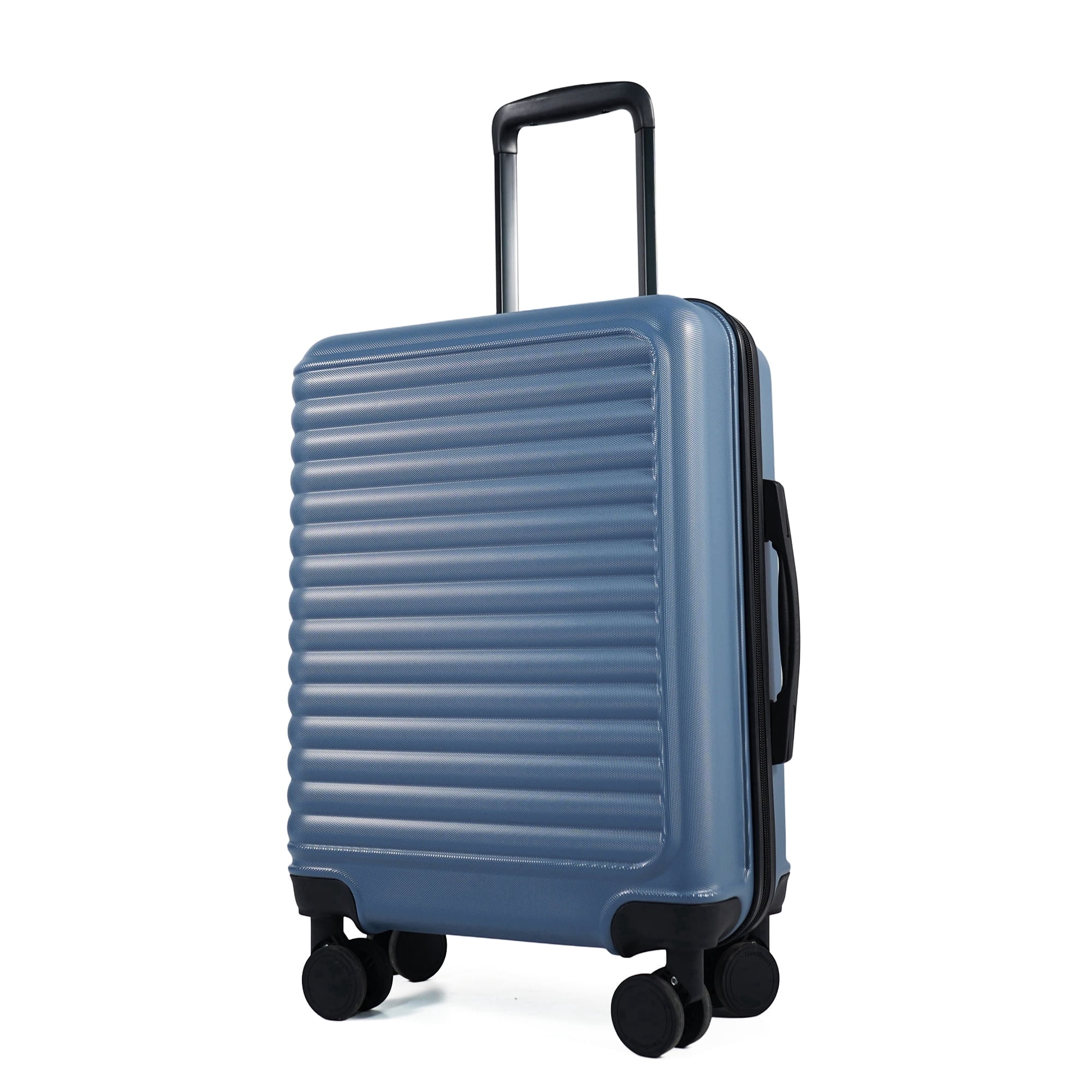 20" Underseat Hard-Sided Carry-On Luggage, Spinner Wheels, ABS,Light ...