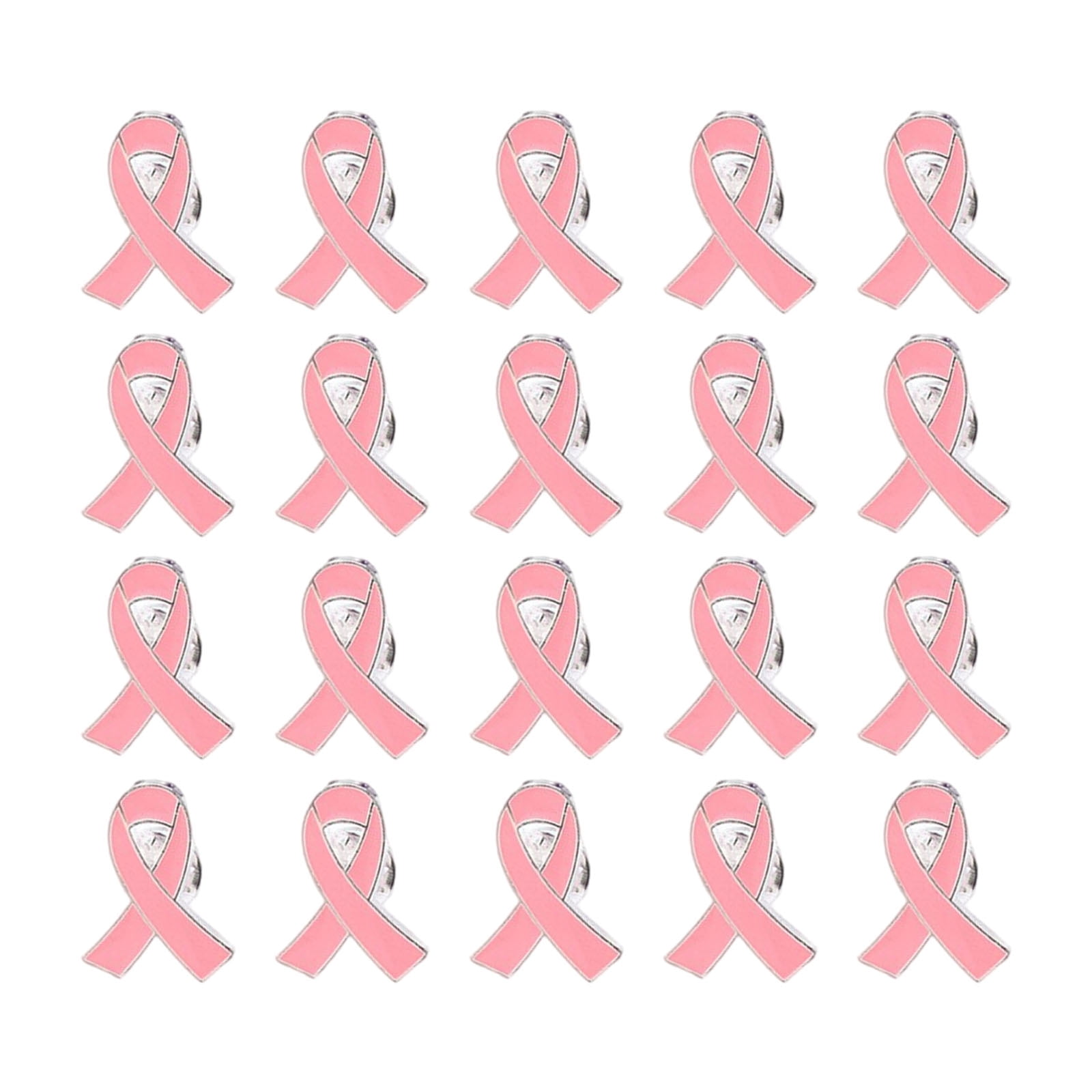 20-Unit Charity Awareness Ribbon Pins Lightweight Alloy Brooches ...