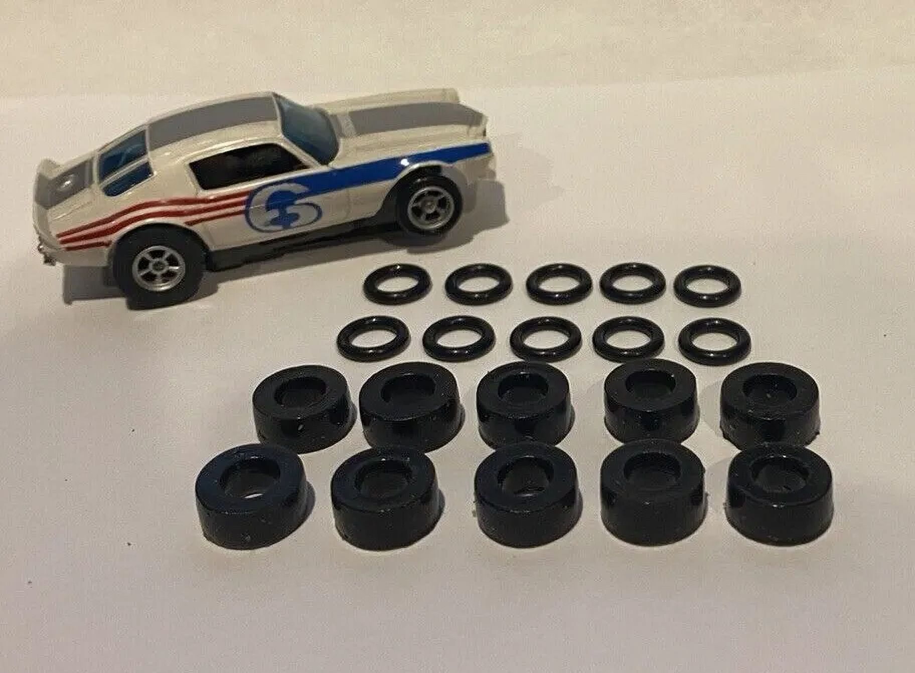 20 Urethane Tires For AFX Aurora Front and Rear HO Slot Car - Walmart.com
