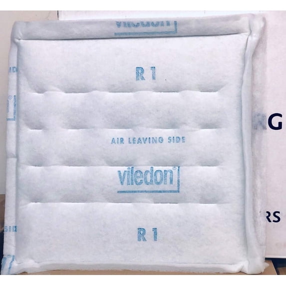 (20) Viledon Air 20" x 20" R-1 Premium Spray Booth Intake Panel Filter ...