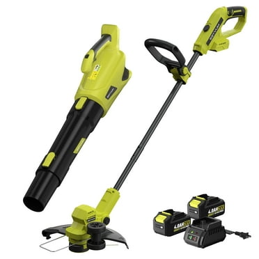 String Trimmer Cordless Battery Powered：20V Brushless Electric Weed ...