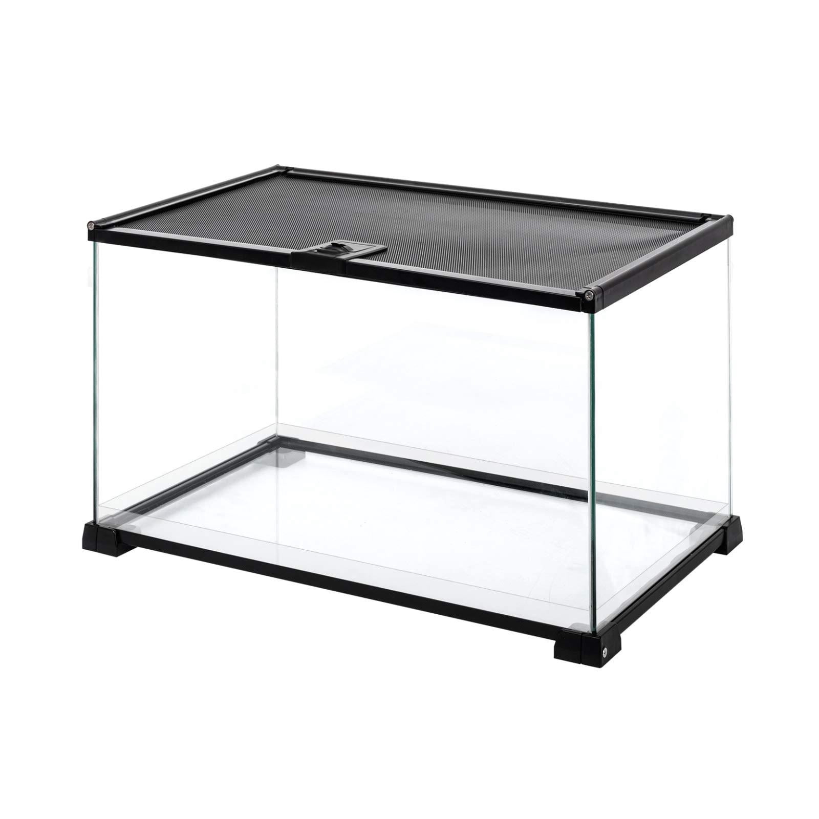 20"W X 12"D X 14"H (15 Gallon) Glass Reptile Terrarium for Gecko Hermit ...
