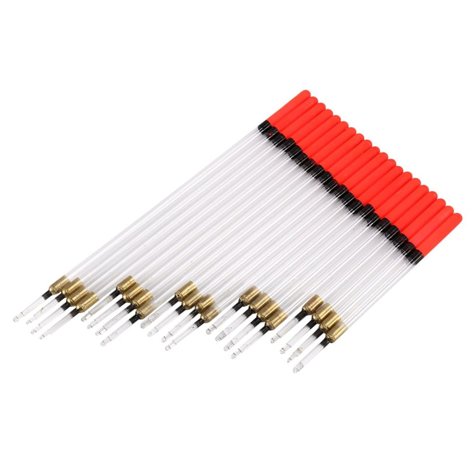 20 Waggler Fishing Fish Floats Floating Stem Tube Set - Walmart.com