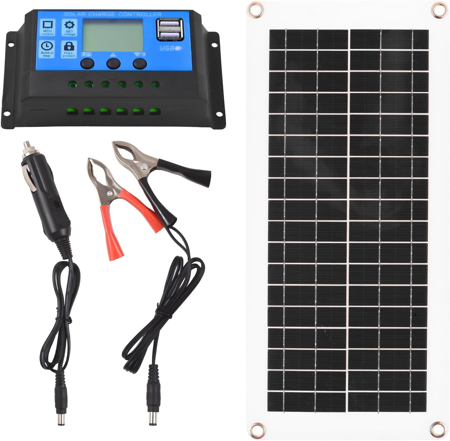 20 Watt 12 Volt Solar Panel Kit Solar Panel With High Efficiency ...