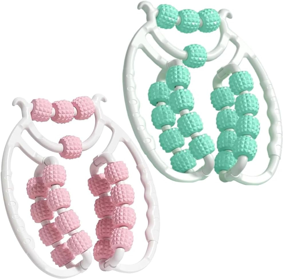 20-Wheel Deep Tissue Massage Roller - Cellulite & Muscle Relaxer for ...