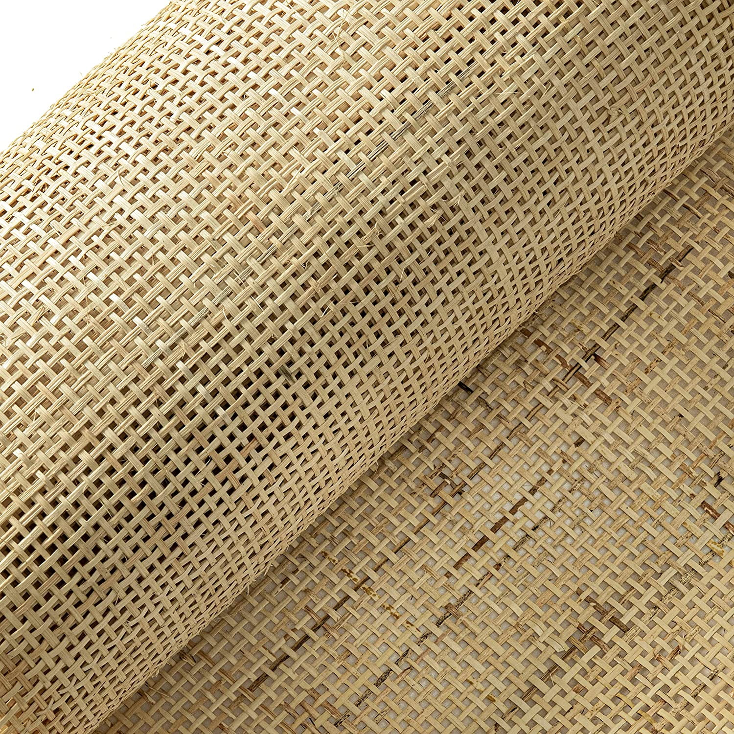 20" Width Square Rattan Cane Webbing Roll 7 Feet Length for Caning ...