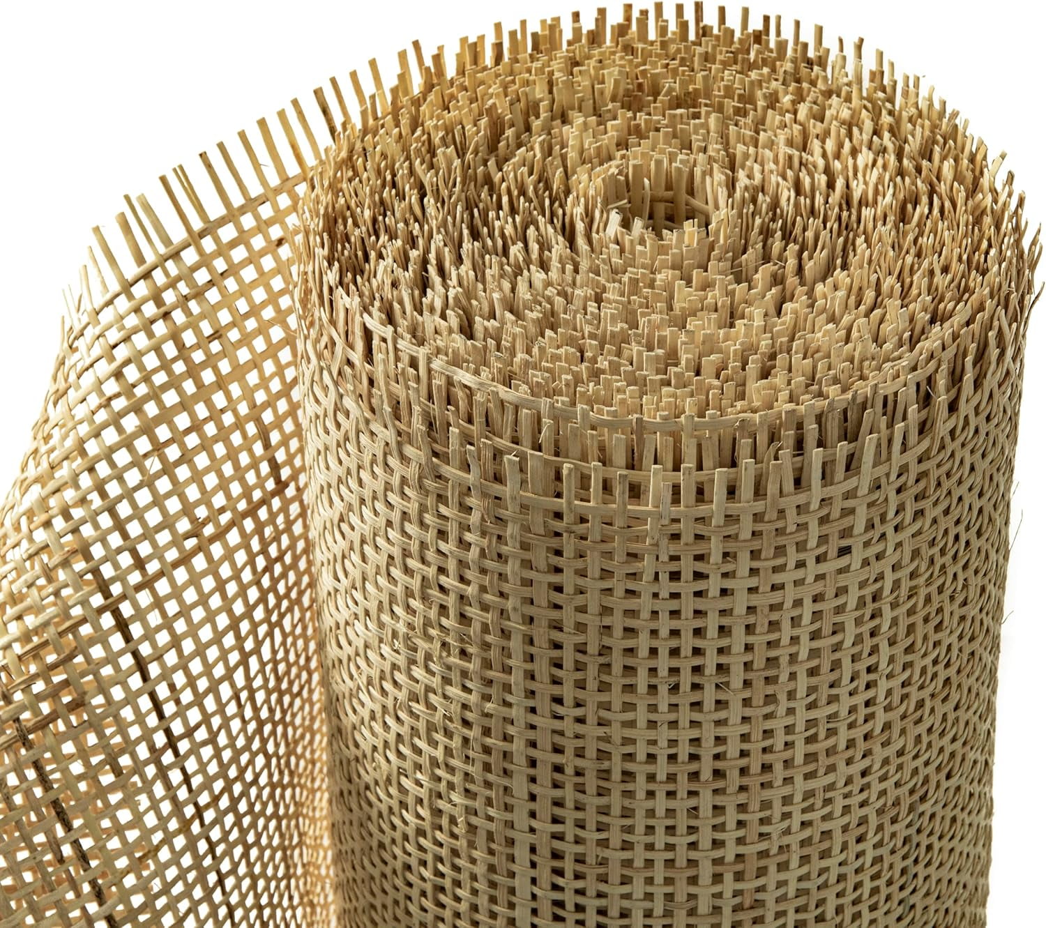 20" Width Square Rattan Cane Webbing Roll for Caning Projects Fine ...