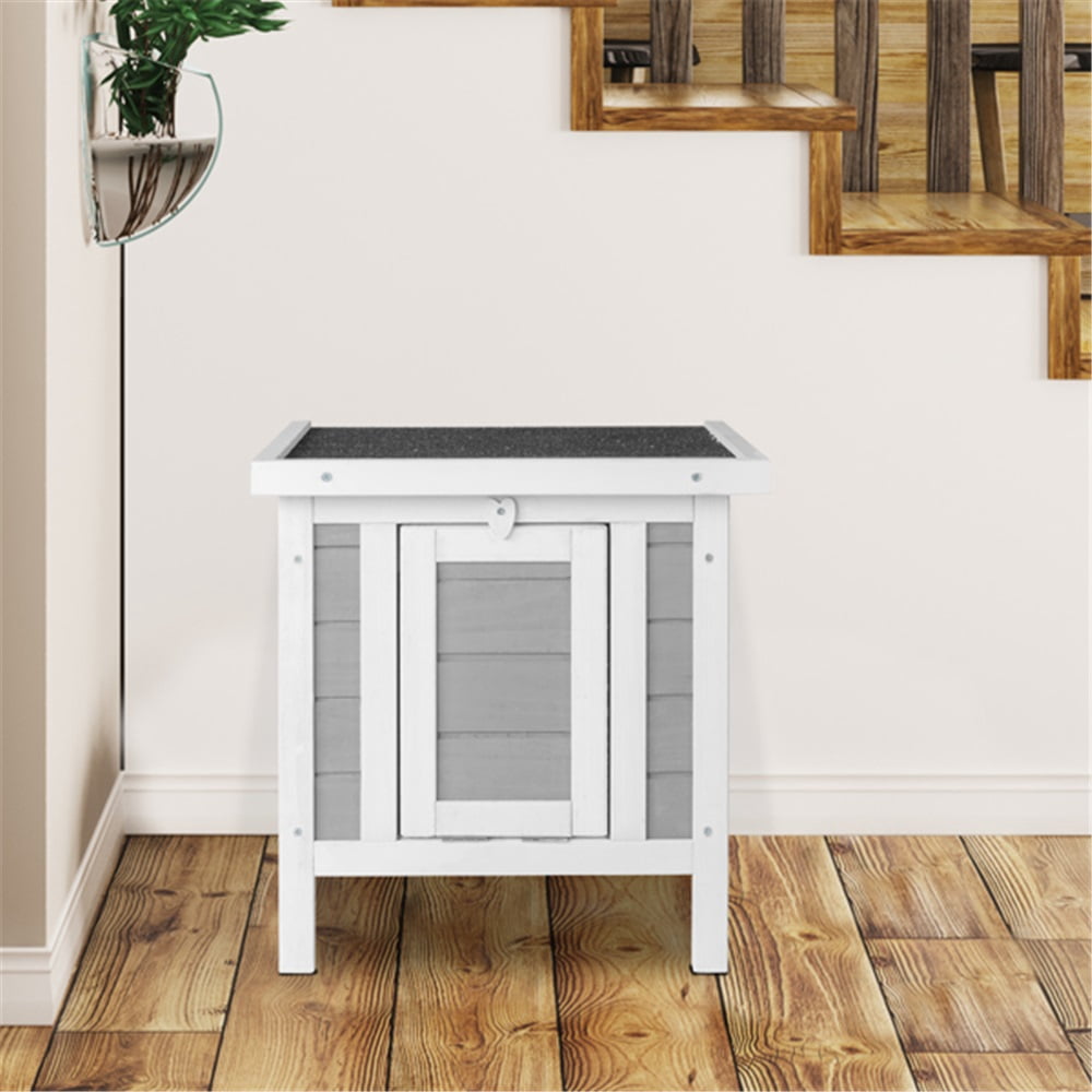 20" Wooden Waterproof Rabbit Hutch Pet Bunny Small Animal House Habitat ...