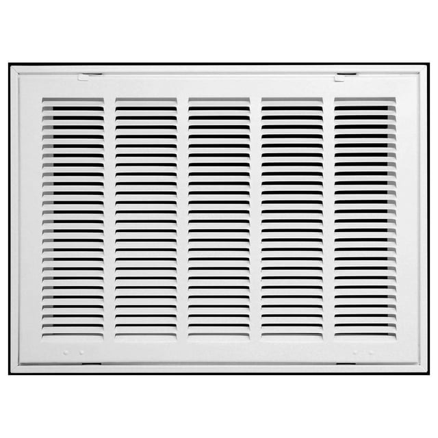 20" X 14 Steel Return Air Filter Grille for 1" Filter - Fixed Hinged ...